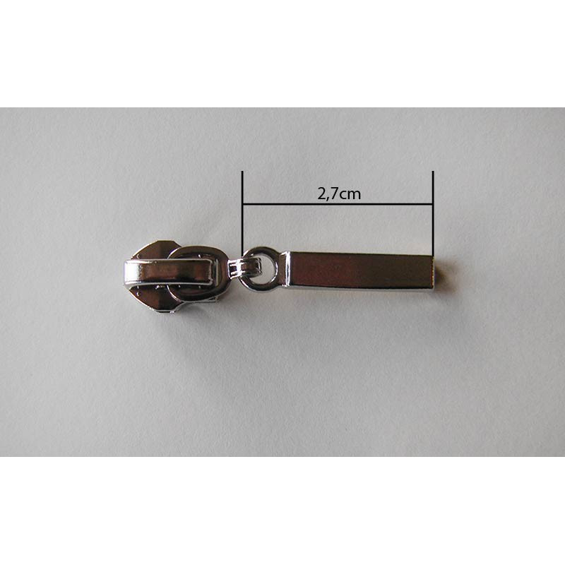 double slider coil zip - dark grey - 60cm