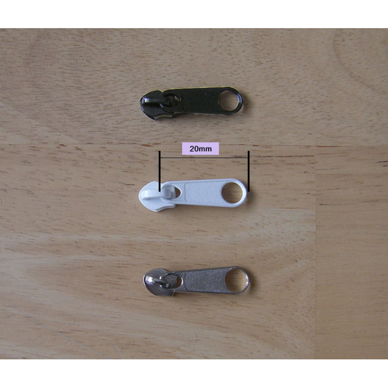 Zip slider for coil zip size 3 in in Hab&Fab - best choice all over UK